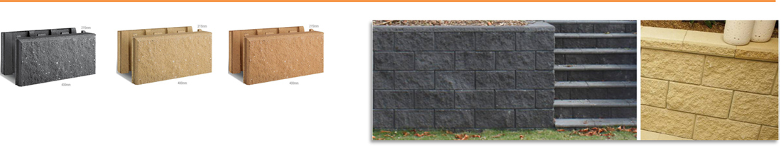 Adbri Masonry Versawall Retaining Walls - Tile Stone Paver