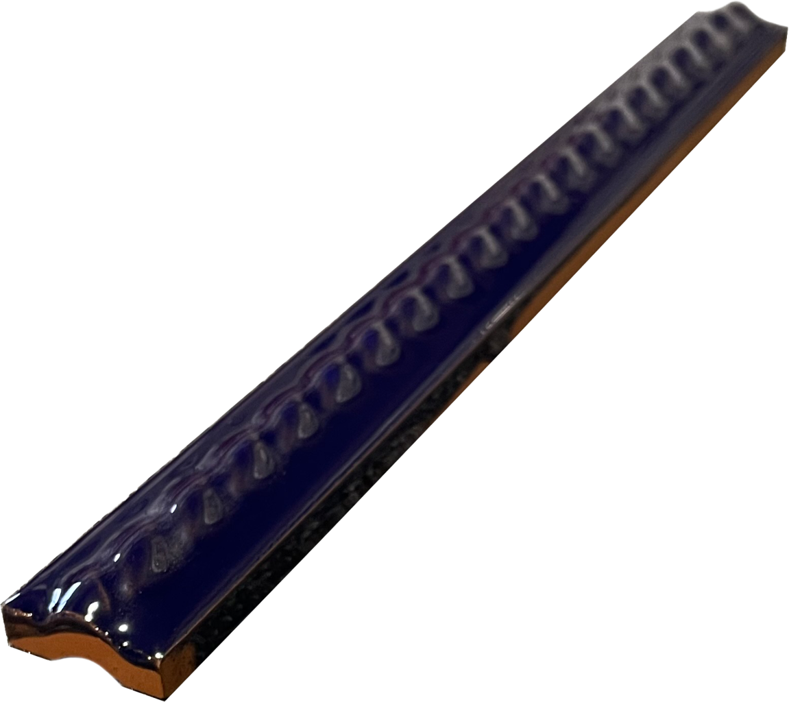 Decocer Rope Dark Blue Listello 20x200 - Tile Stone Paver