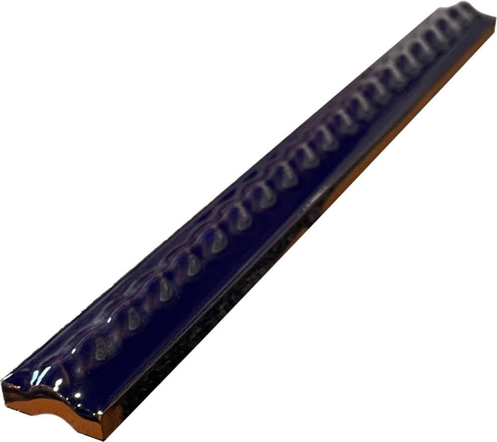 Decocer Rope Dark Blue Listello 20x200 - Tile Stone Paver