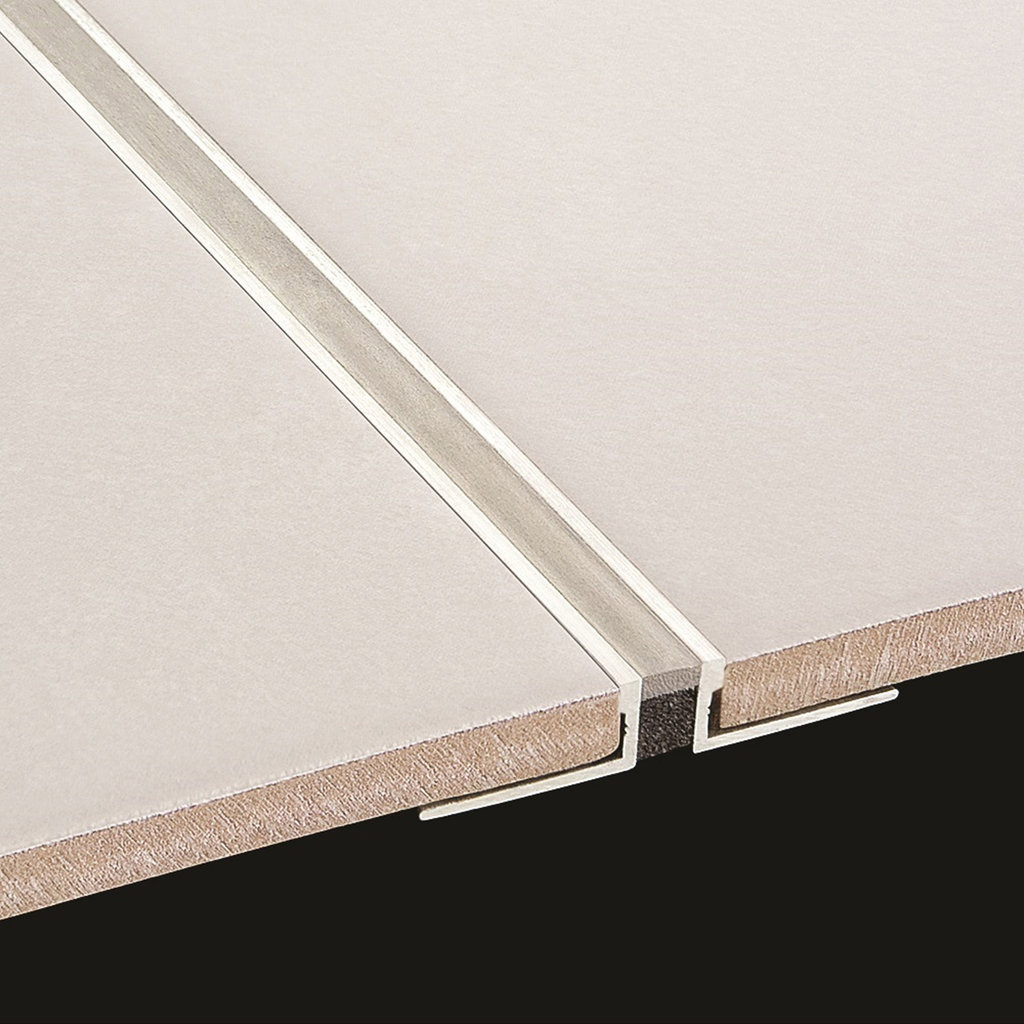 Aluminium Expansion Trim 12mm x 3m - 6mm Polyurethane (Grey) - Tile ...