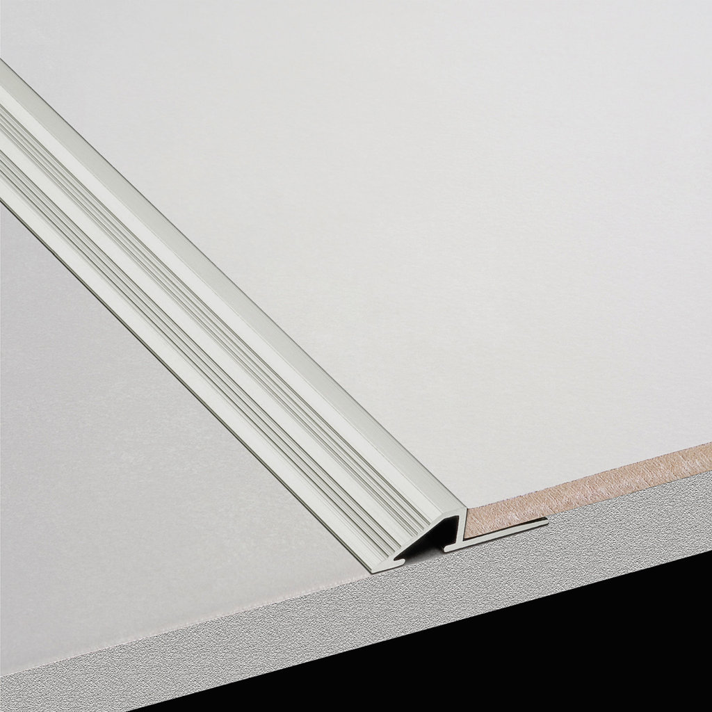 Transition Aluminum Edge 8mm x 3m (Matt Silver) - Tile Stone Paver