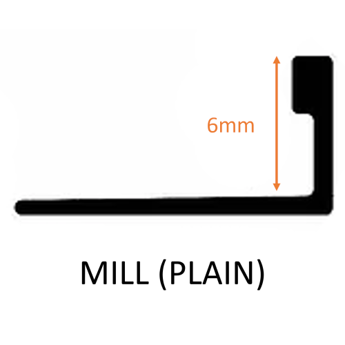 L Angle Formable Angle 6mm x 3m (Plain) - Tile Stone Paver