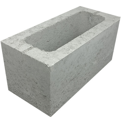 Concrete Grey Block Single Core 20.925 - Tile Stone Paver