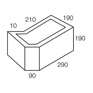 Concrete Grey Block Squint 20.748 - Tile Stone Paver