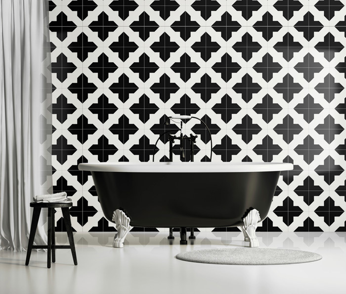 Peppa Forte Black 200x200 - Tile Stone Paver