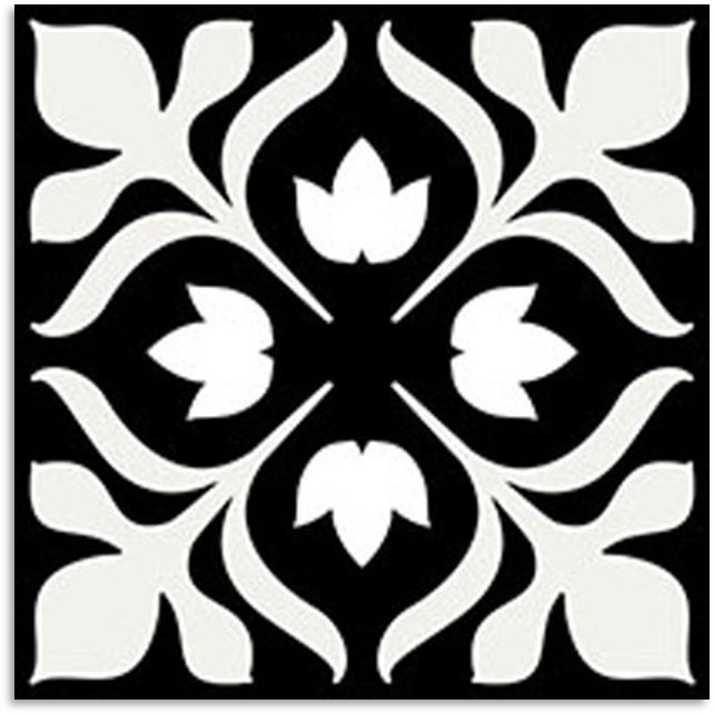 Peppa Adelphi Black Tile 200x200 - Tile Stone Paver