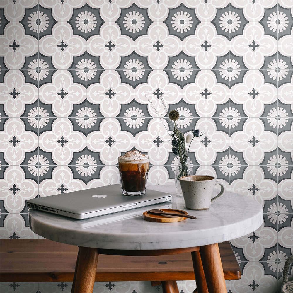 Artisan Marrakesh Dusty Pink Matt Tile 200x200 - Tile Stone Paver