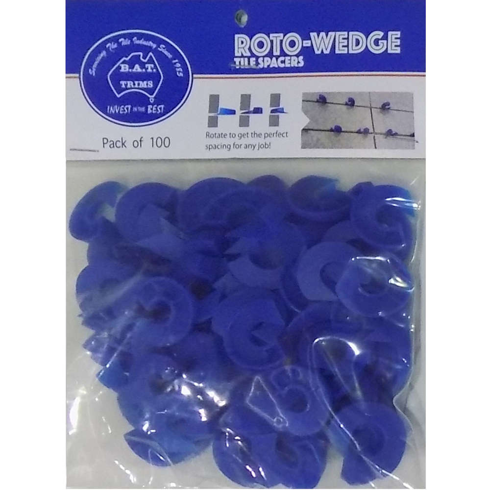 Roto Wedge Masonry Spacers 100 Pack - Tile Stone Paver