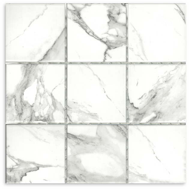 Cotto Calacatta Matt Tile 97x97 - Tile Stone Paver
