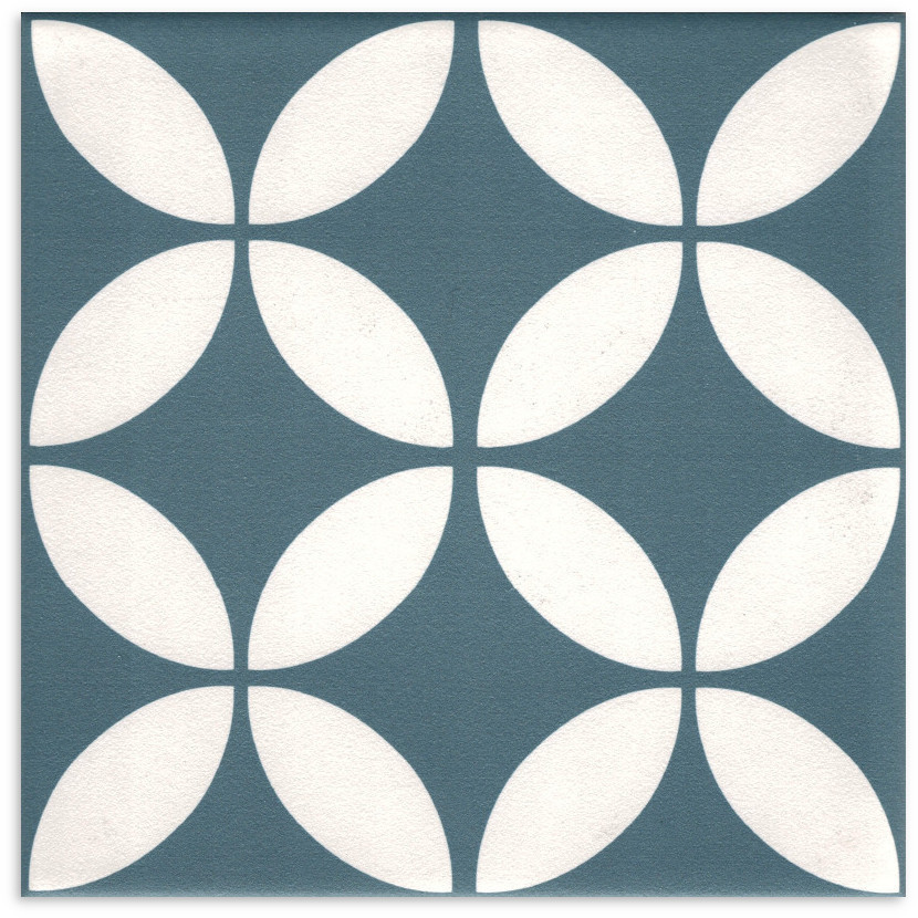Picasso Star Navy Blue Matt Tile 200x200 - Tile Stone Paver