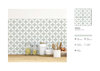 Picasso Star Pale Green Matt Tile 200x200 - Tile Stone Paver