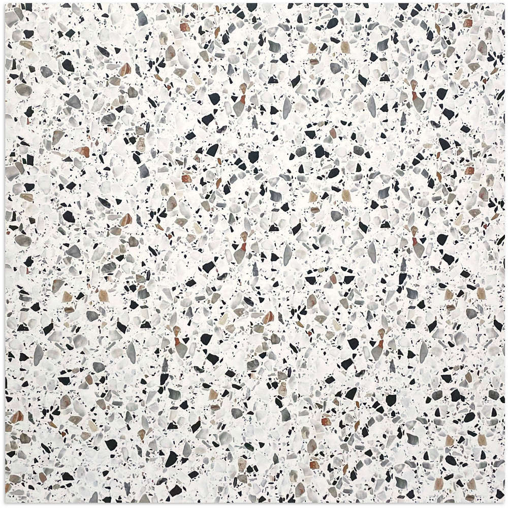 Galaxy Terrazzo White Matt Tile 600x600 - Tile Stone Paver