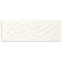 Genesis Leaf White Matt Wall Tile 350x1000 - Tile Stone Paver