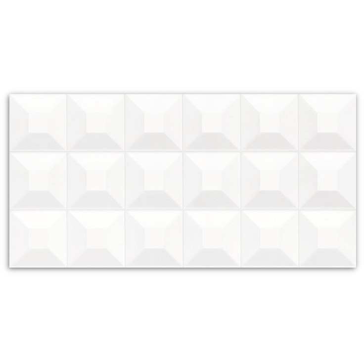 Winter Ice Cube White Gloss Wall Tile 300x600 - Tile Stone Paver