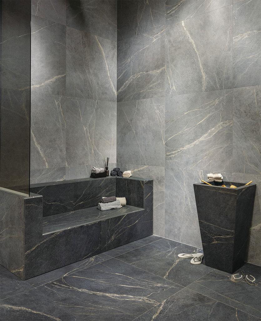 Soap Stone Grey Matt 600x1200 Floor Tile - Tile Stone Paver