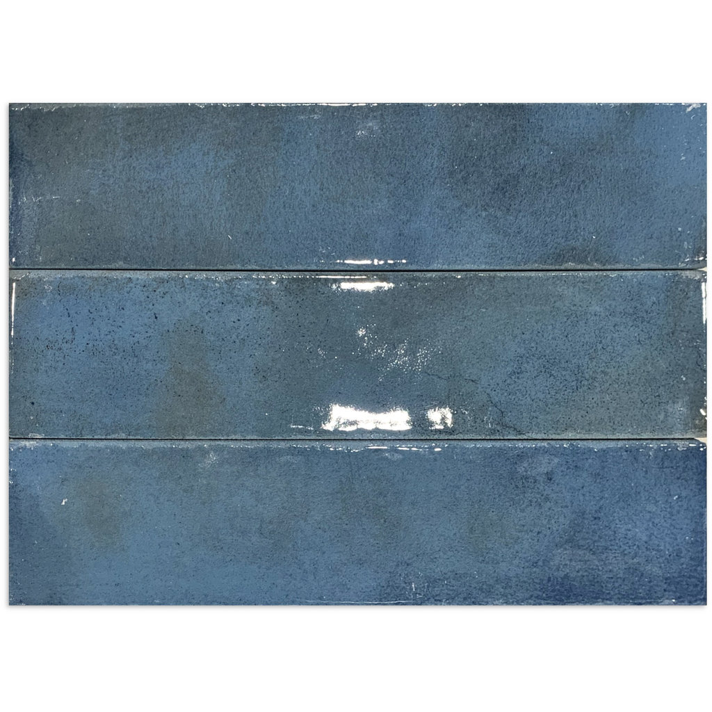 Memory Cobalt Blue Gloss Tile 60x250 - Tile Stone Paver