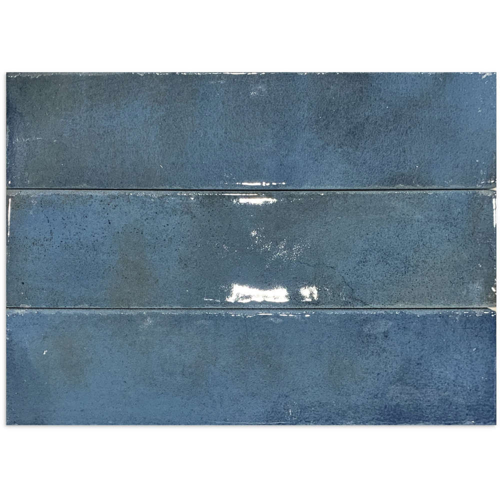 Memory Cobalt Blue Gloss Tile 60x250 - Tile Stone Paver