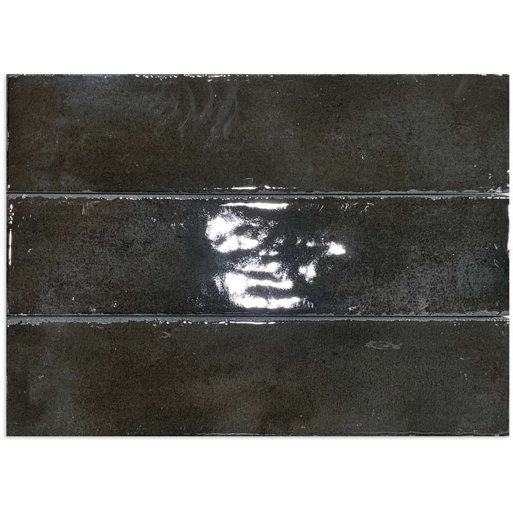 Memory Black Gloss Tile 60x250 - Tile Stone Paver