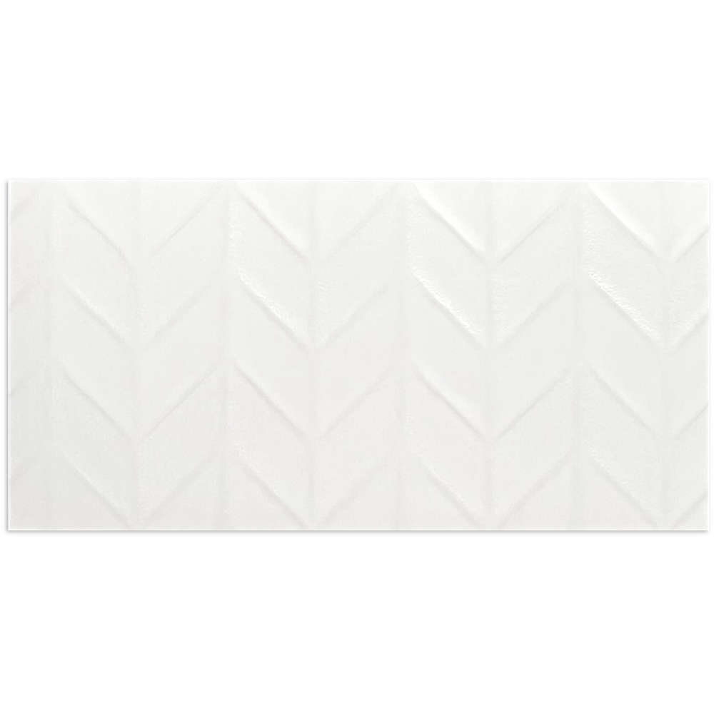 Ice Age White Gloss Wall Tile 300x600 - Tile Stone Paver