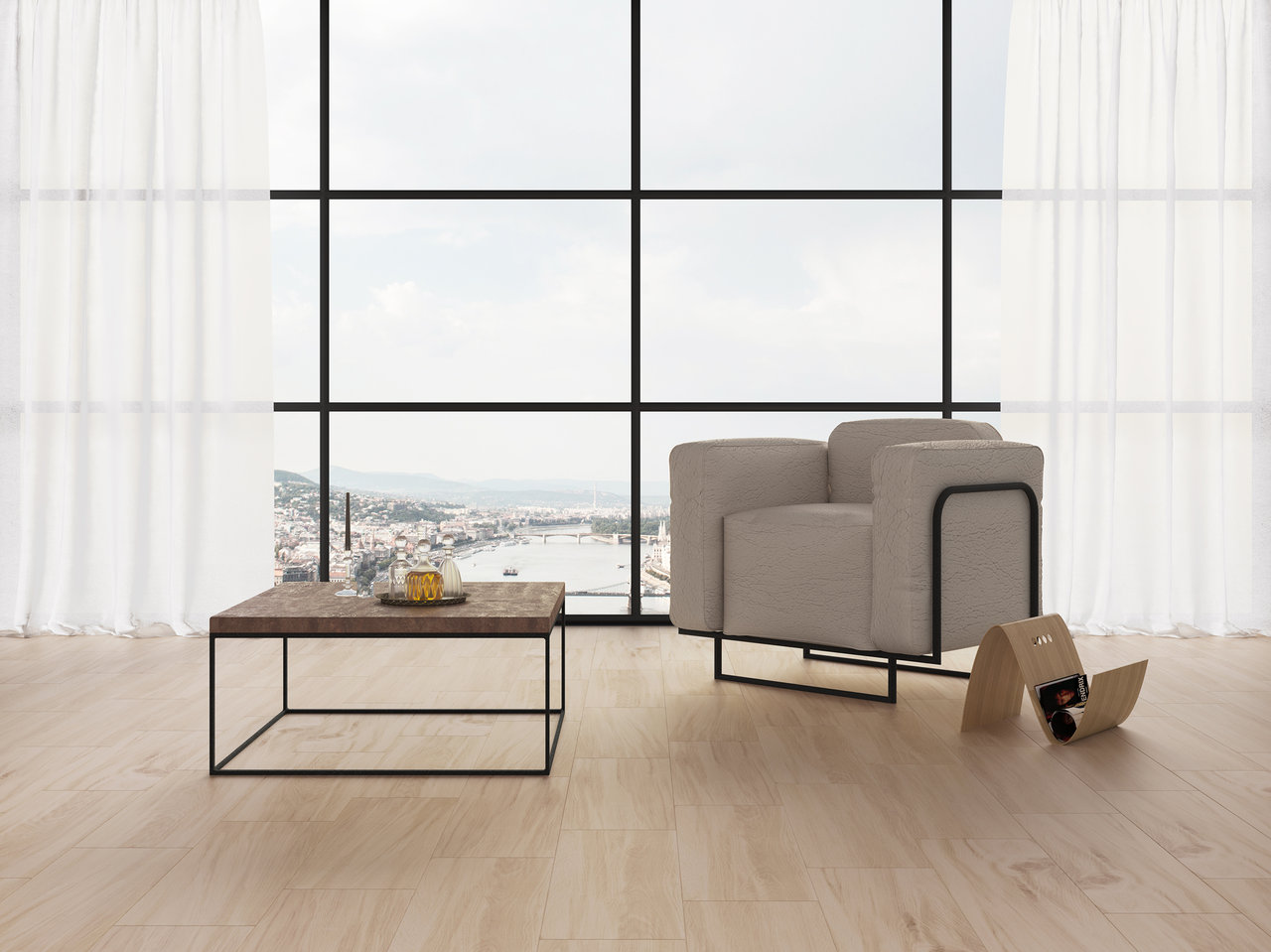 Tioga Crema Matt 200x600 Floor Tile - Tile Stone Paver