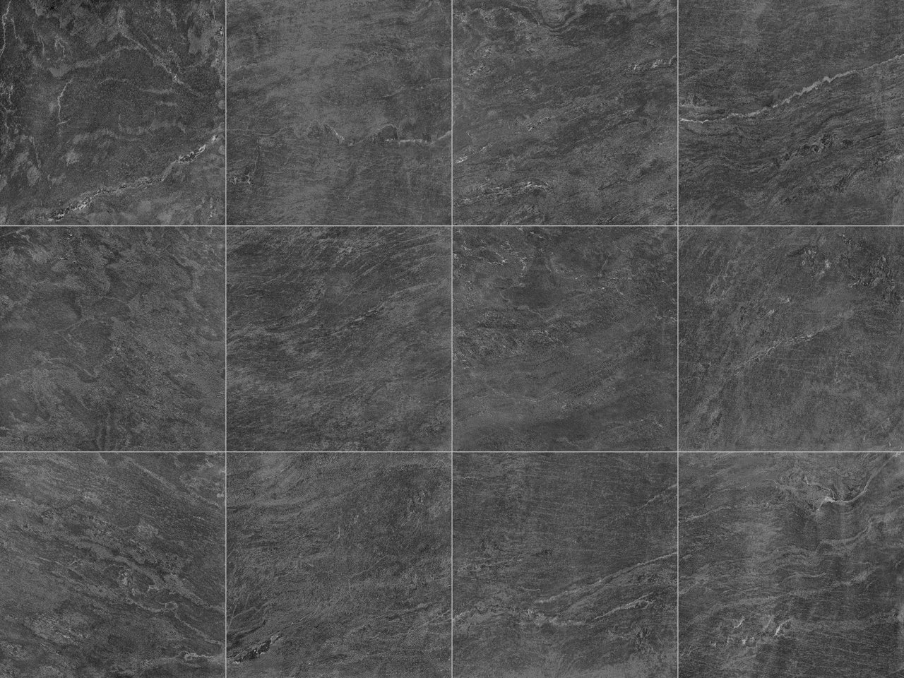 Flexstone Anthracite External Tile 600x600 - Buy Online