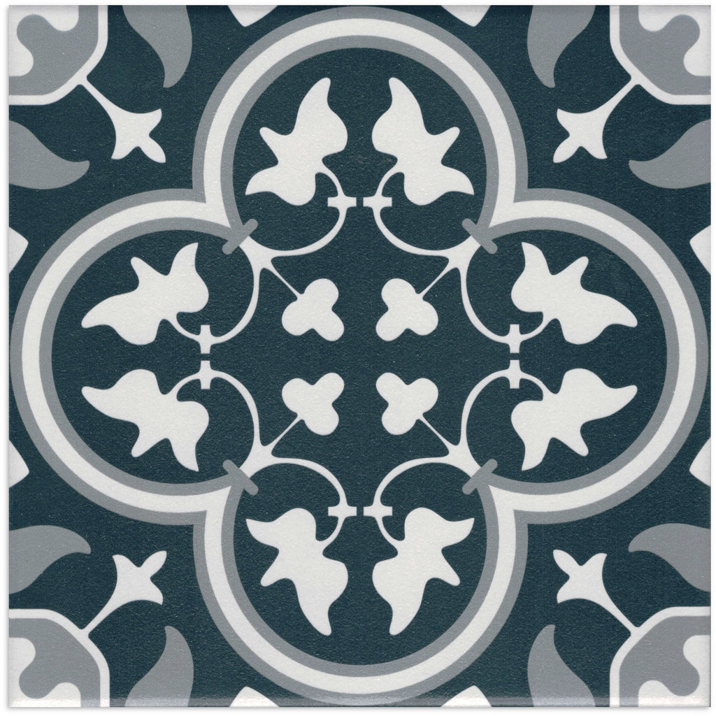 Salisbury Dark Blue Matt Tile 200x200 - Tile Stone Paver