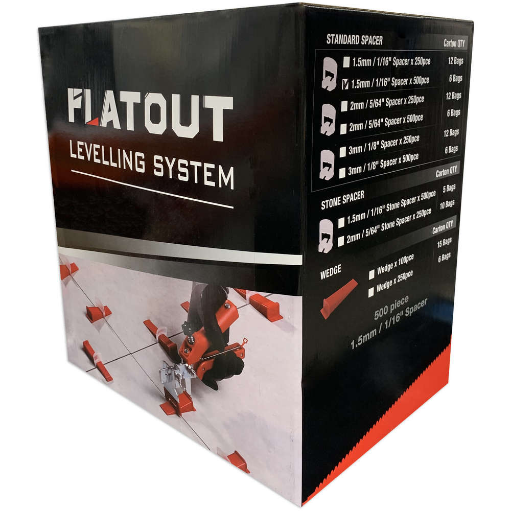 Flatout Levelling System Spacer 1.5mm (3000pk) - TileStonePaver