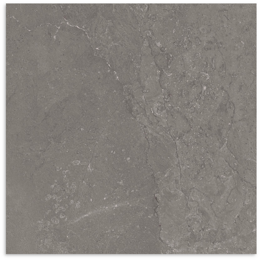 Time Stone Dark Grey Natural (Matt) Tile 600x600 - TileStonePaver