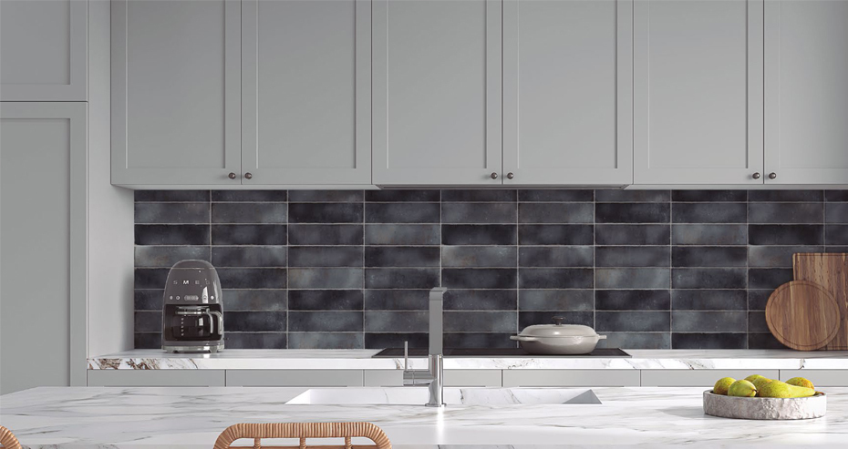 Hackney Anthricite Gloss Wall 69x240 - Tile Stone Paver