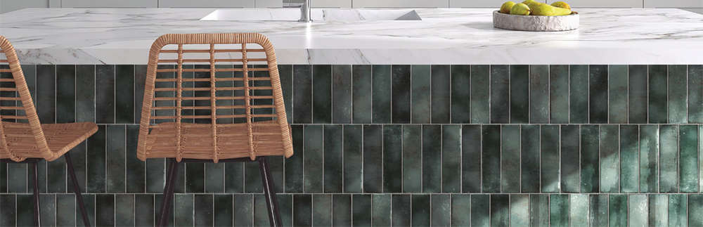 Hackney Jade Green Gloss Wall 69x240 - Tile Stone Paver