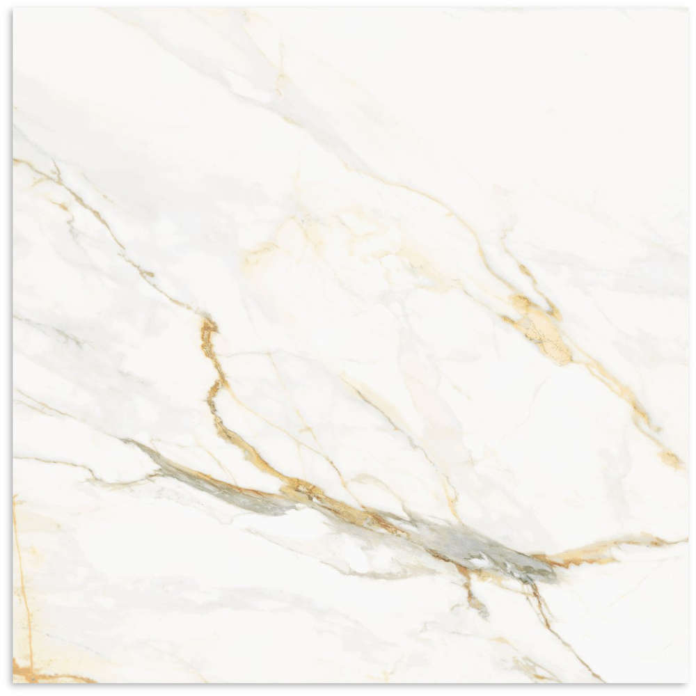 Calacatta Vagli Polished Tile 600x600 - Tile Stone Paver