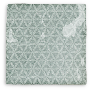 Silhouette Gyre Gumleaf Gloss Wall Tile 130x130 - Buy Online