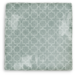 Silhouette Incise Gumleaf Gloss Wall Tile 130x130 - Buy Online