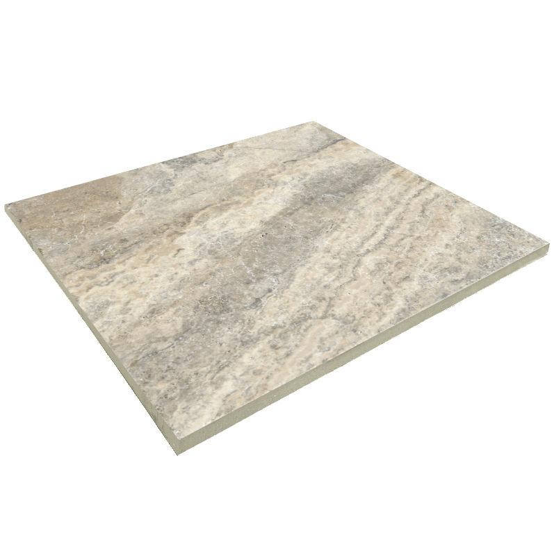 Silver Travertine Porcelain Paver 600x600 (20mm thick) - TSP
