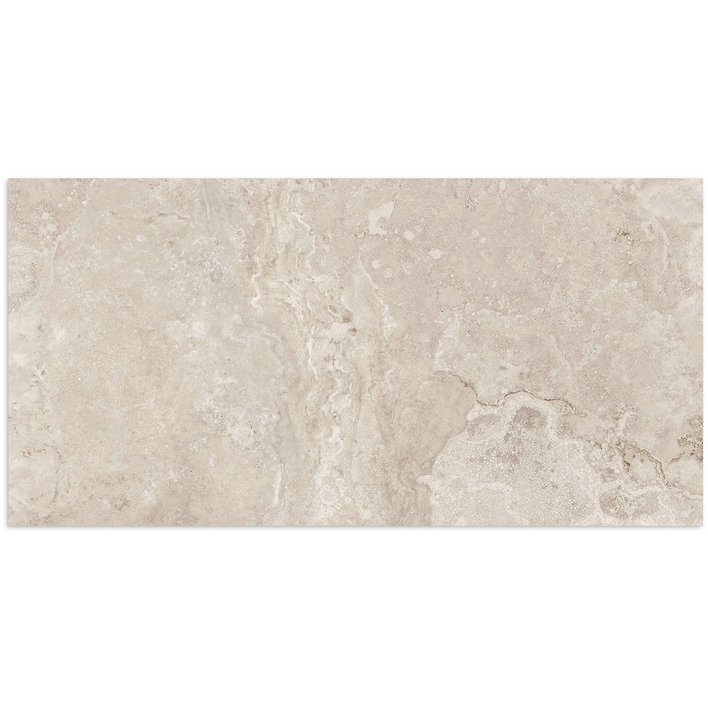 IN/OUT Norcia Travertine Silver Matt Tile 600x1200 - Tile Stone Paver