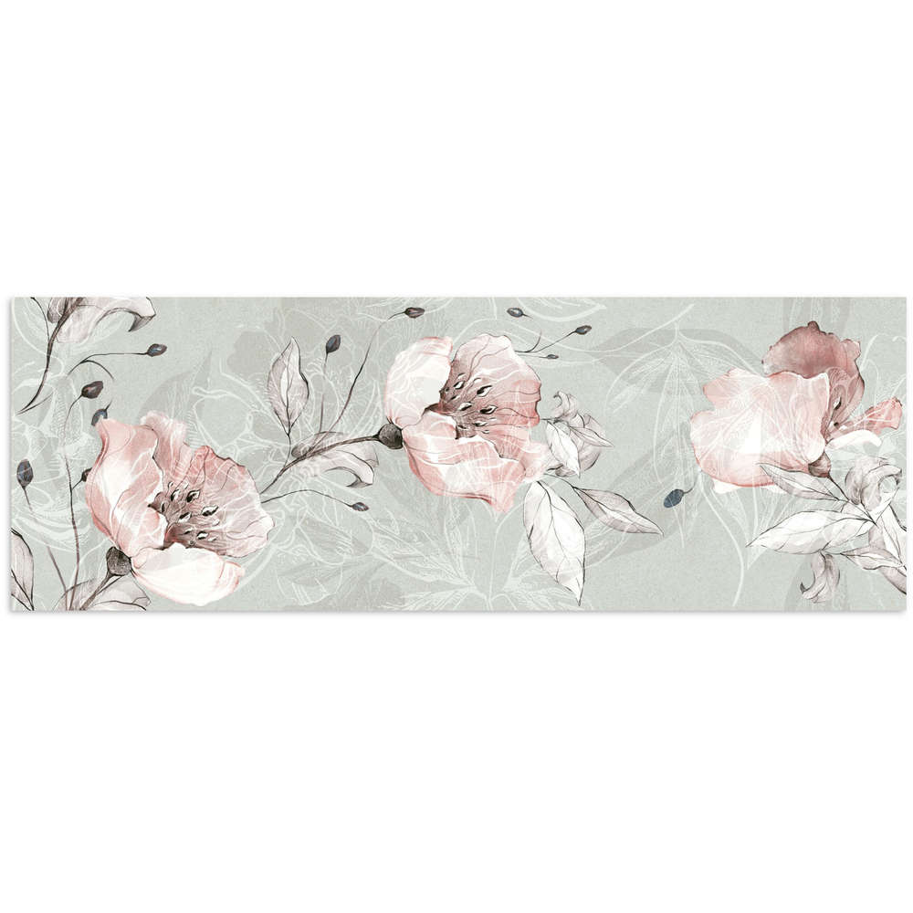 Sense Floral Wall Tile 350x1000 - Tile Stone Paver