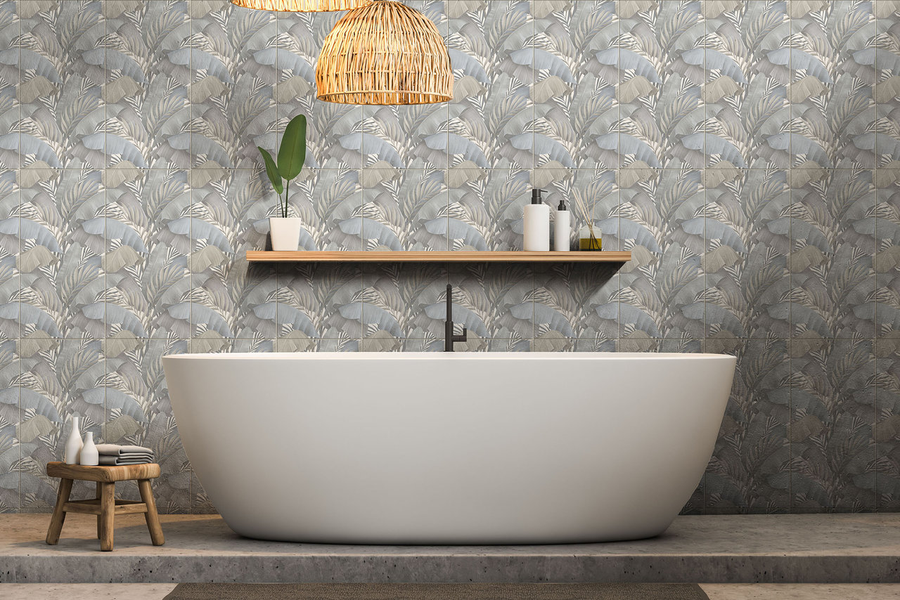 Palm Cove Off White Decor Tile 300x600 - Tile Stone Paver