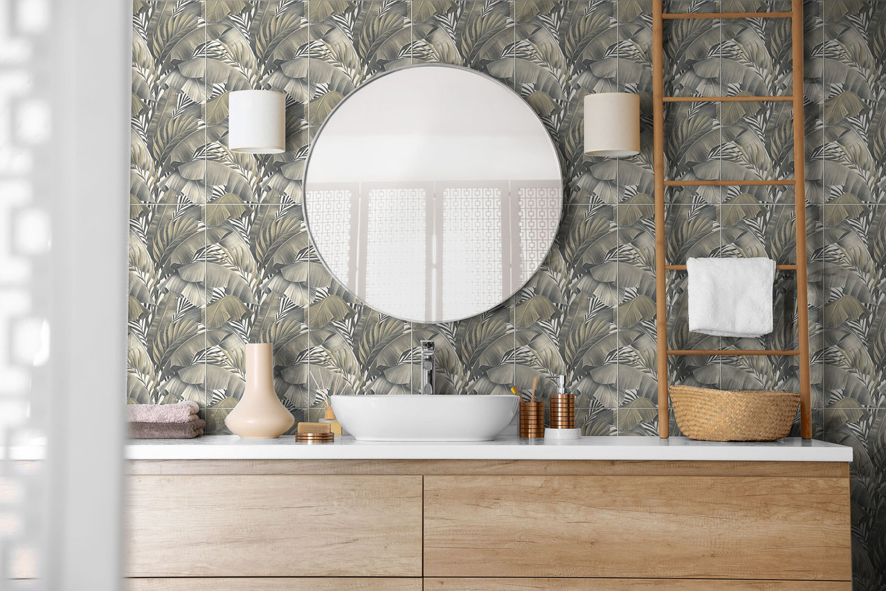 Palm Cove Blue Decor Tile 300x600 - Tile Stone Paver