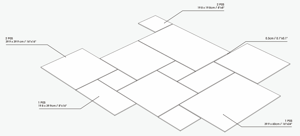 Norcia Light French Pattern Matt - Tile Stone Paver