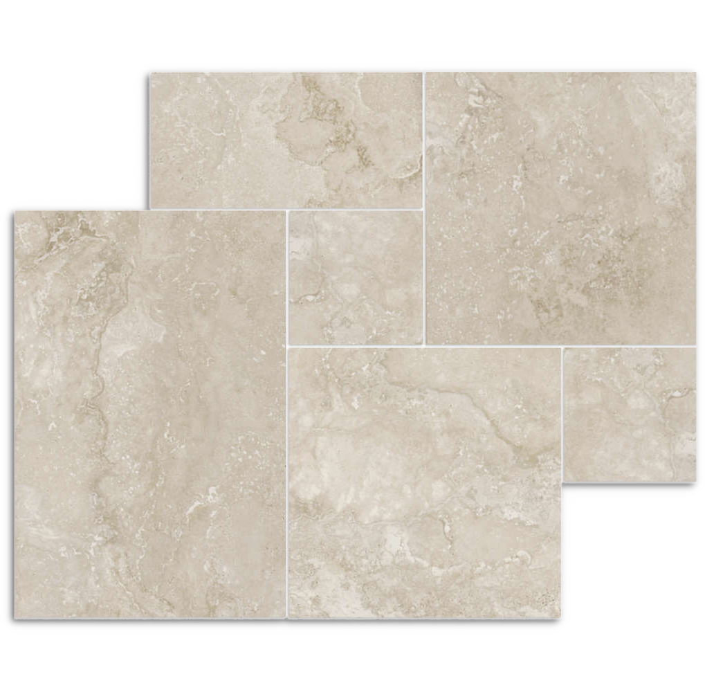 Norcia Beige French Pattern Matt - Tile Stone Paver
