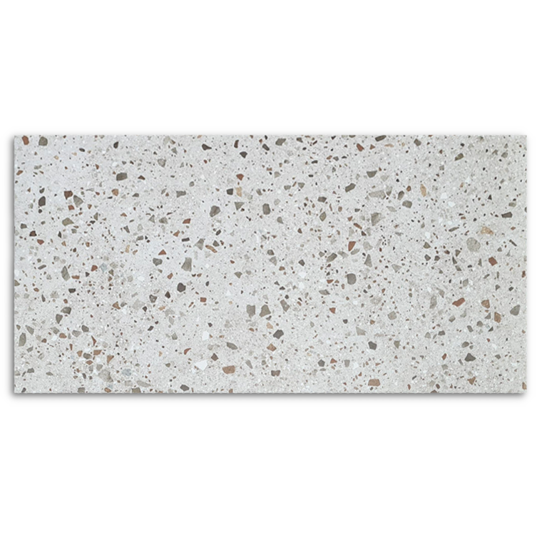 Omega Grey Terrazzo Matt Tile 300x600 - Tile Stone Paver