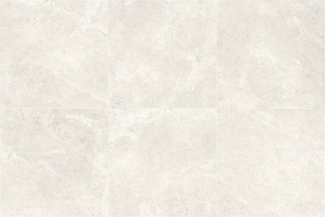 Potifino White Matt Tile P2/P4 600x600 - Tile Stone Paver