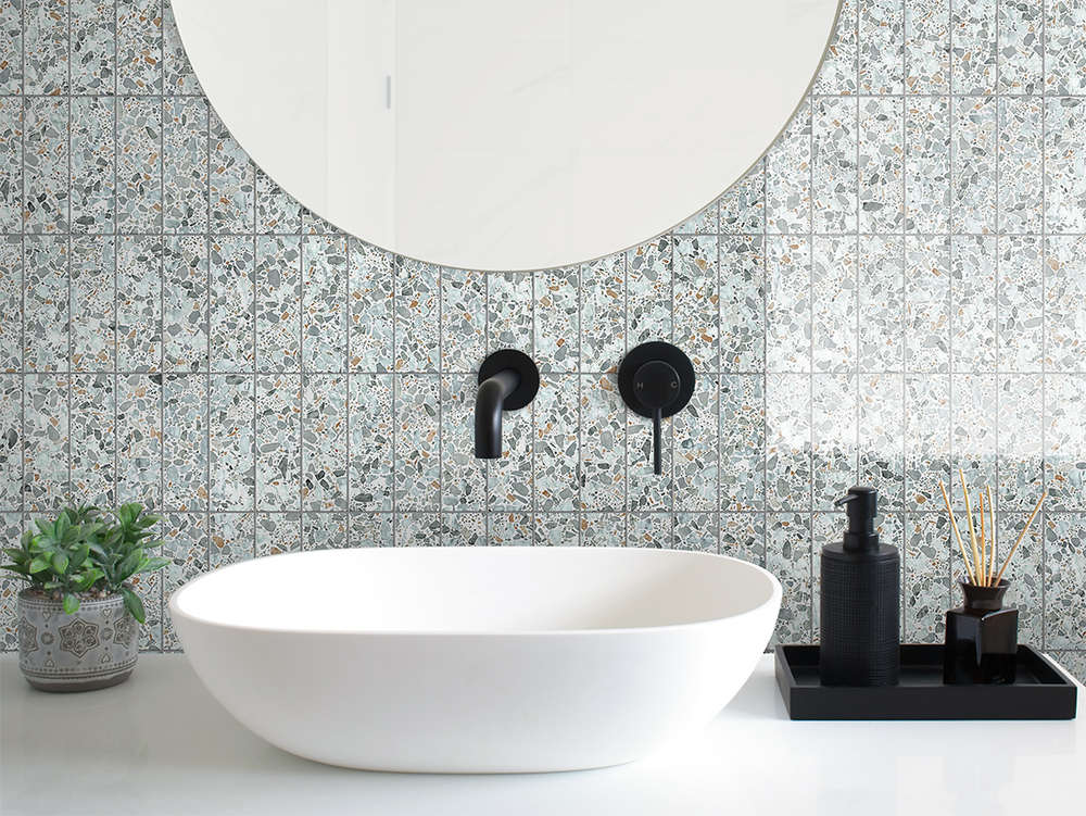 Terrina Aquarius Brick (50x150) Wall Tile Gloss - Tile Stone Paver