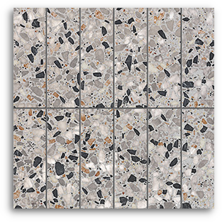 Terrina Cosmic Grey Brick (50x150) Wall Tile Satin Matt - Tile Stone Paver