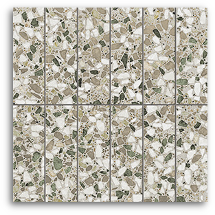 Terrina Olive Dream Brick (50x150) Wall Tile Satin Matt - Tile Stone Paver