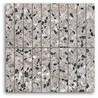 Terrina Cosmic Grey Finger (25x150) Wall Tile Satin Matt - Tile Stone Paver