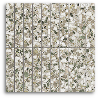 Terrina Olive Dream Finger (25x150) Wall Tile Satin Matt - Tile Stone Paver