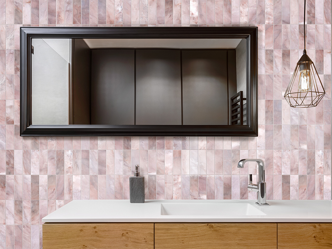 Lume Cosmopolitan Pink Brick (150x50) Wall Gloss - Buy Online