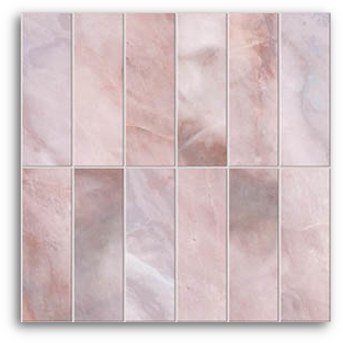 Lume Cosmopolitan Pink Brick (150x50) Wall Satin Matt - Buy Online