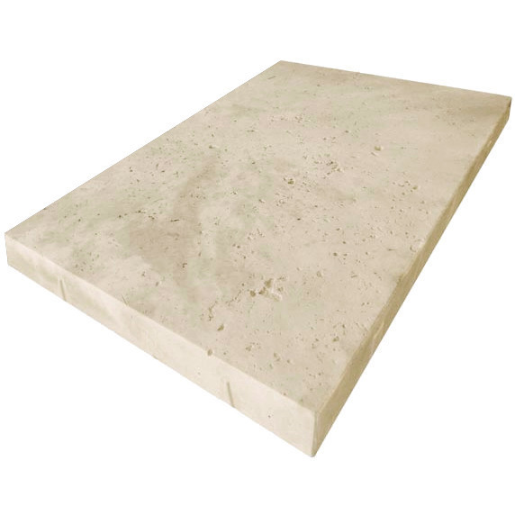 Stoneworks Travertine Chalk Paver 400x600 - Tile Stone Paver